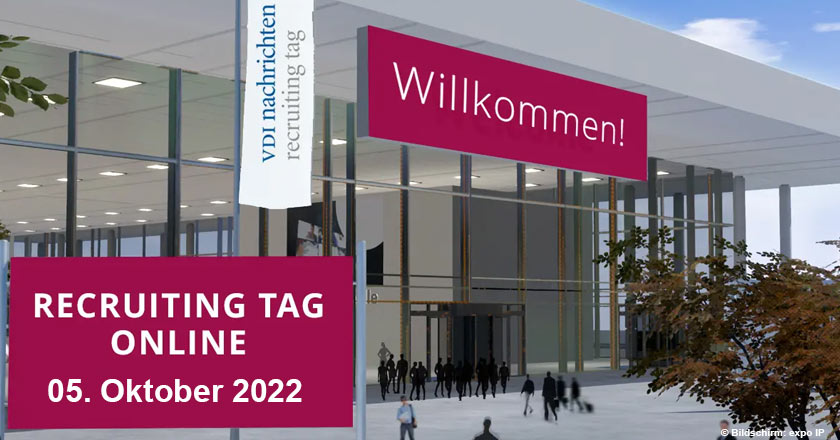 VDI Nachrichten Recruiting Tag ONLINE - Helga Jungnickl - HR Management